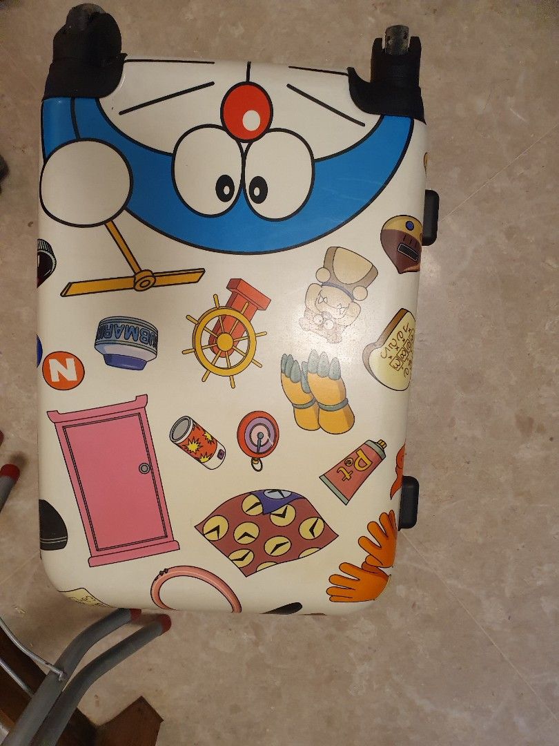 Doraemon cabin suitcase, Hobbies & Toys, Travel, Luggage on Carousell