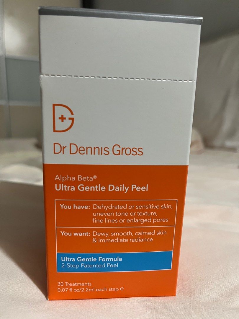 DR DENNIS GROSS Alpha Beta Ultra Gentle Daily Peel (30 treatments box ...