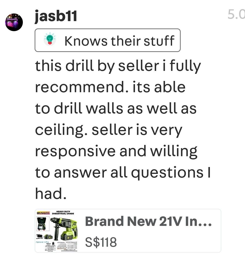 Drill Dia. 12mm In Your HDB Ceiling In 7Sec. The Cordless Rotary Hammer ...