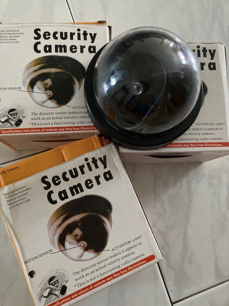 Dummy security camera, Furniture & Home Living, Security & Locks ...