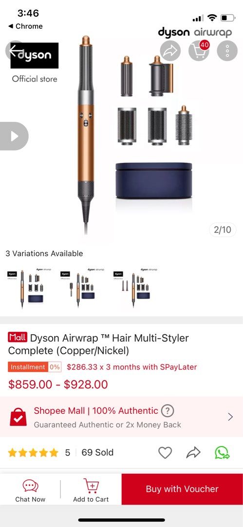 Dyson Airwrap Complete Set, Beauty & Personal Care, Hair on Carousell