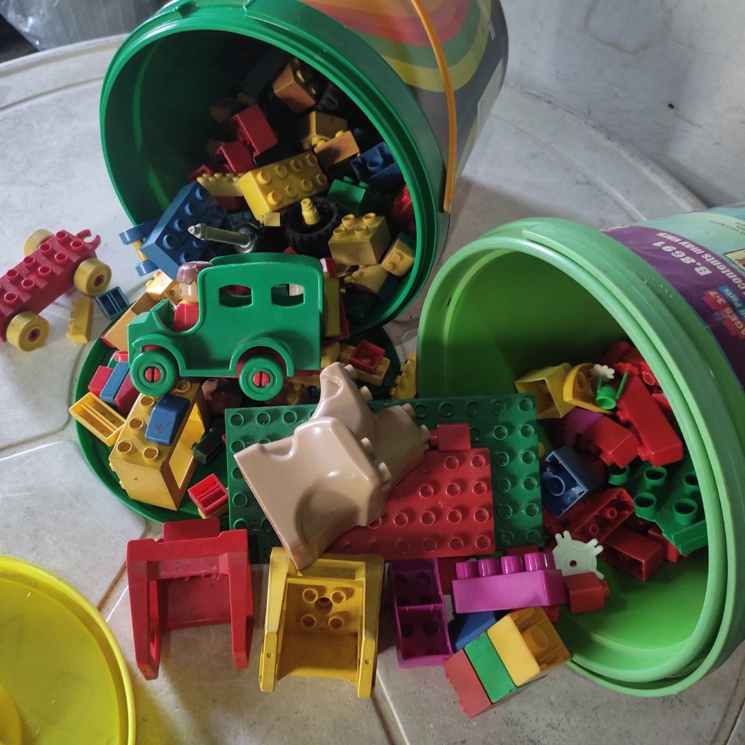 Educational Blocks Building Blocks Bricks Lego-Style House on Carousell