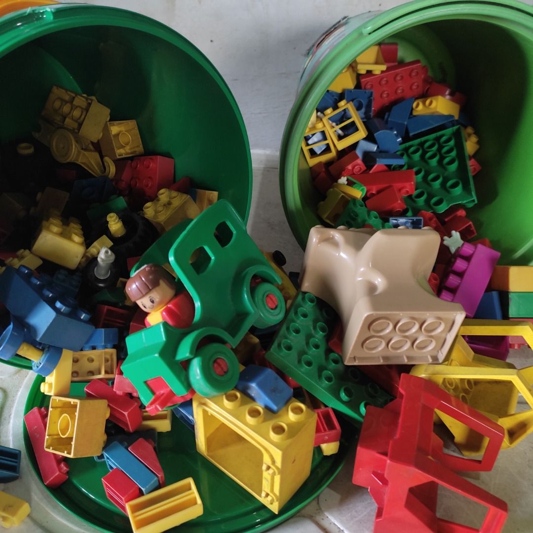 Educational Blocks Building Blocks Bricks Lego-Style House on Carousell