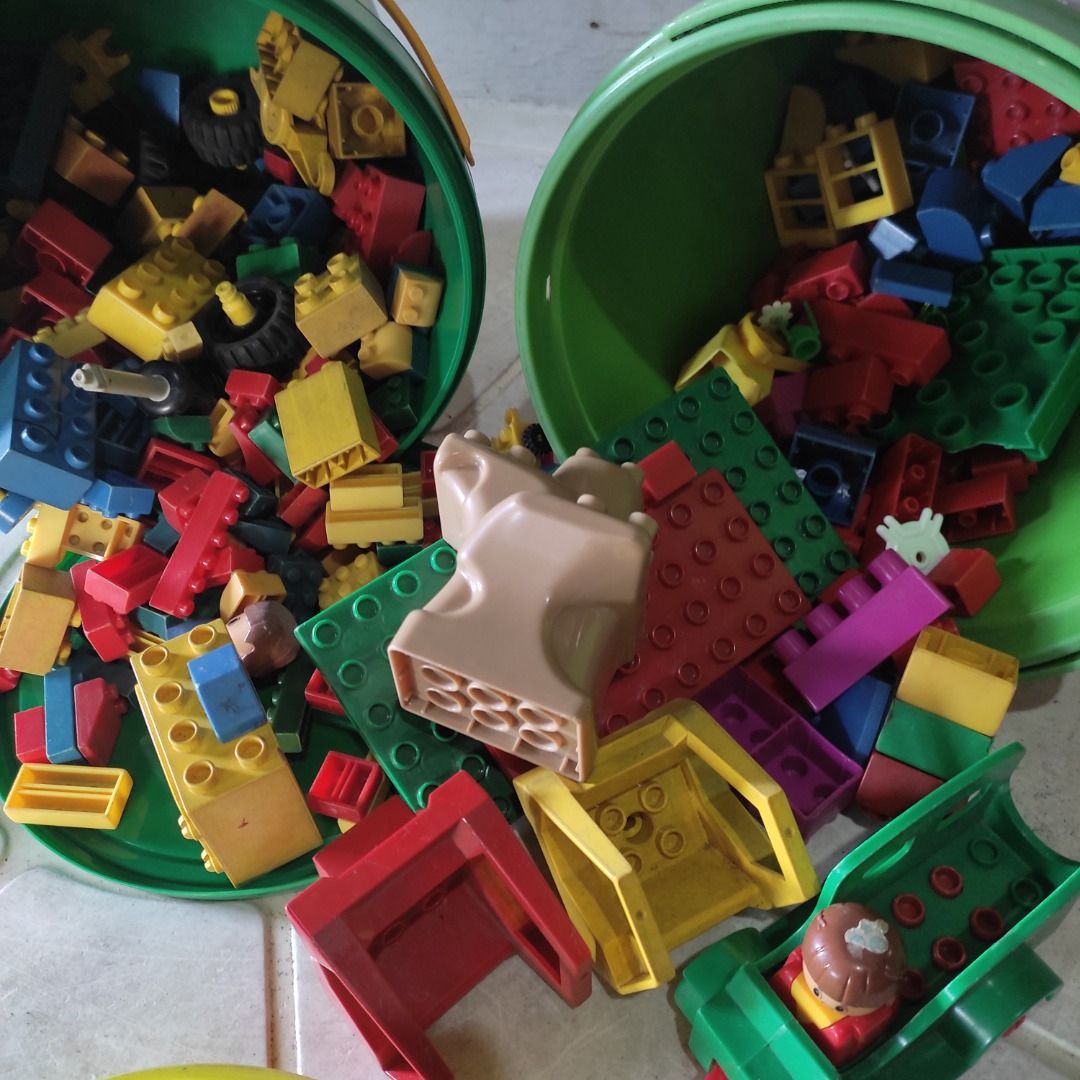 Educational Blocks Building Blocks Bricks Lego-Style House on Carousell