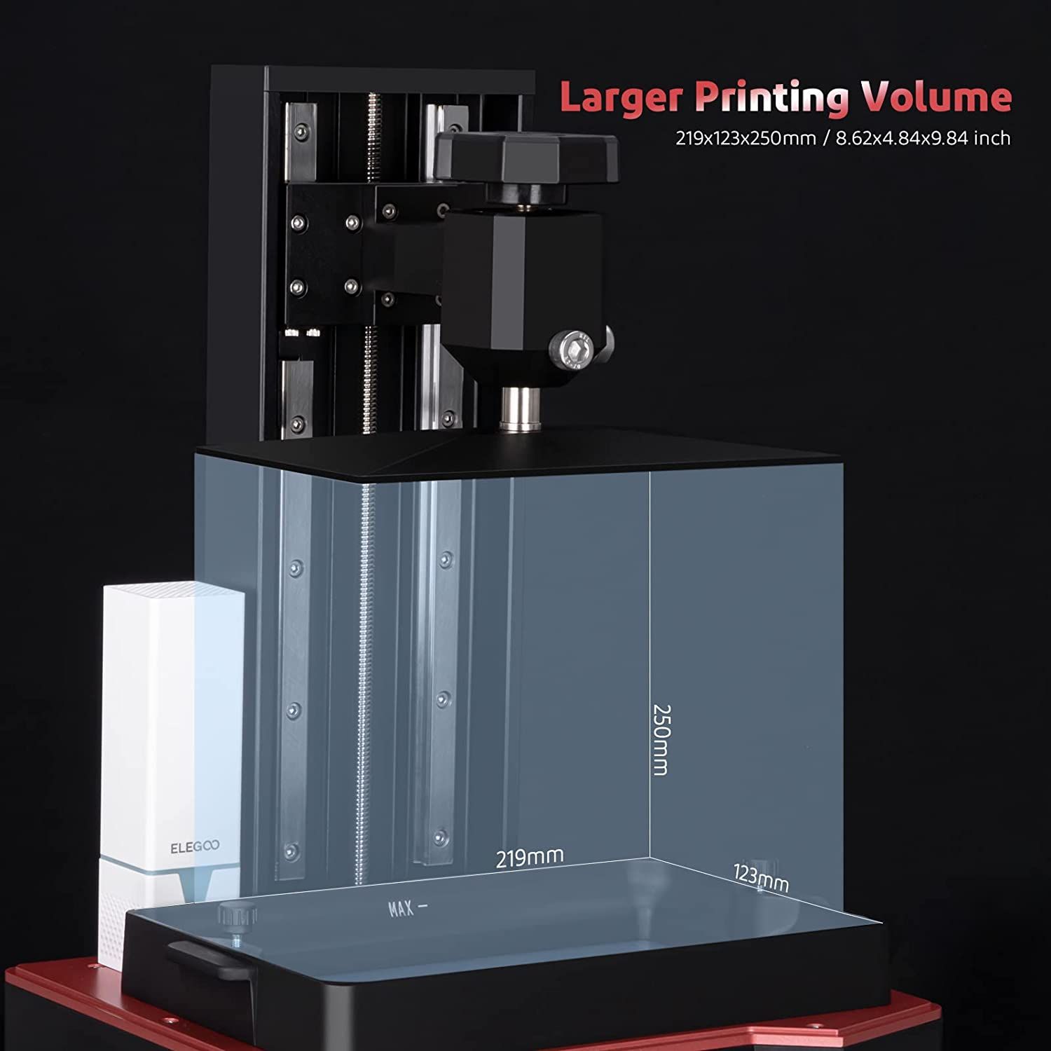 ELEGOO Saturn 2 MSLA 3D Printer, UV Resin Photocuring Printer with 10 ...