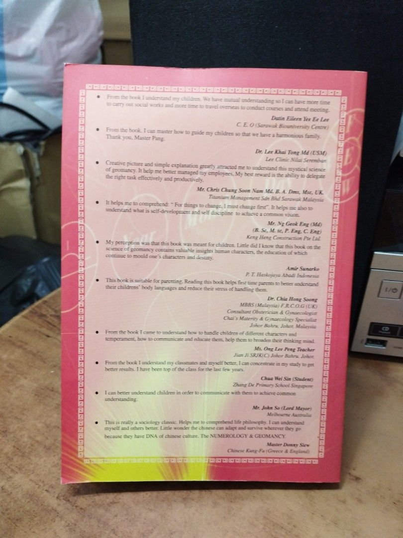 (ENG) Master Pang : Unveil The Mystery Of Your Child's Destiny, Hobbies & Toys, Books ...