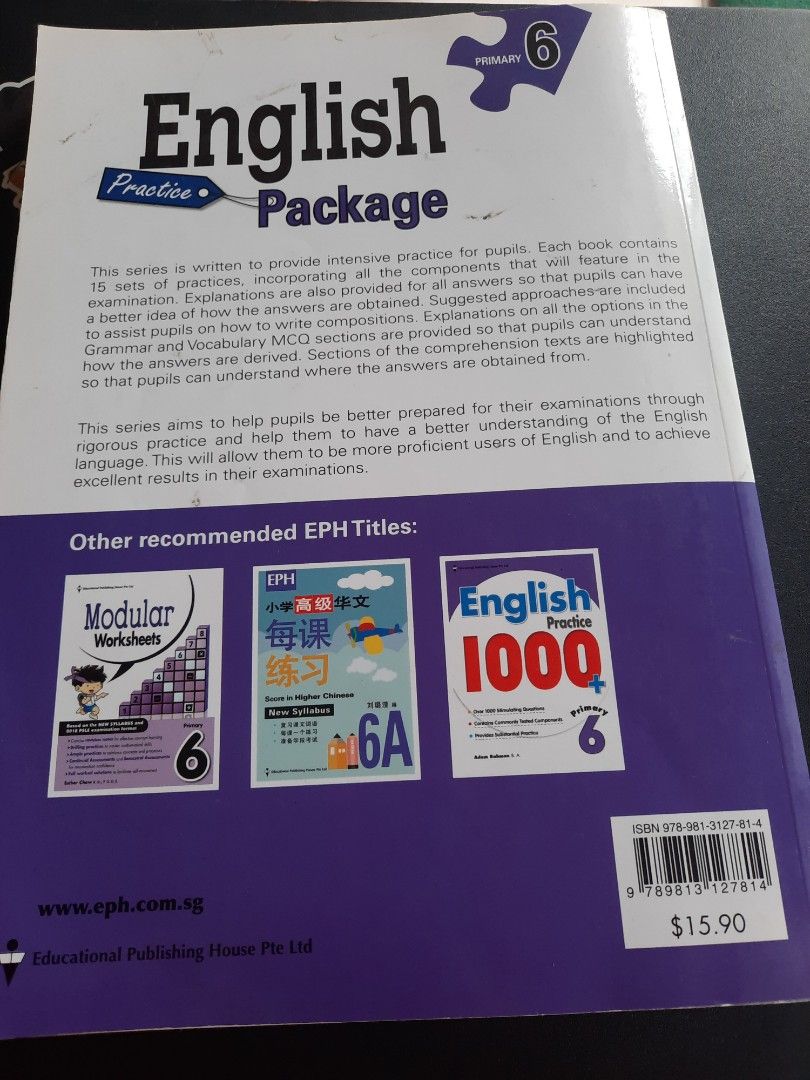 English practice package book with full explanations of Answes for ...
