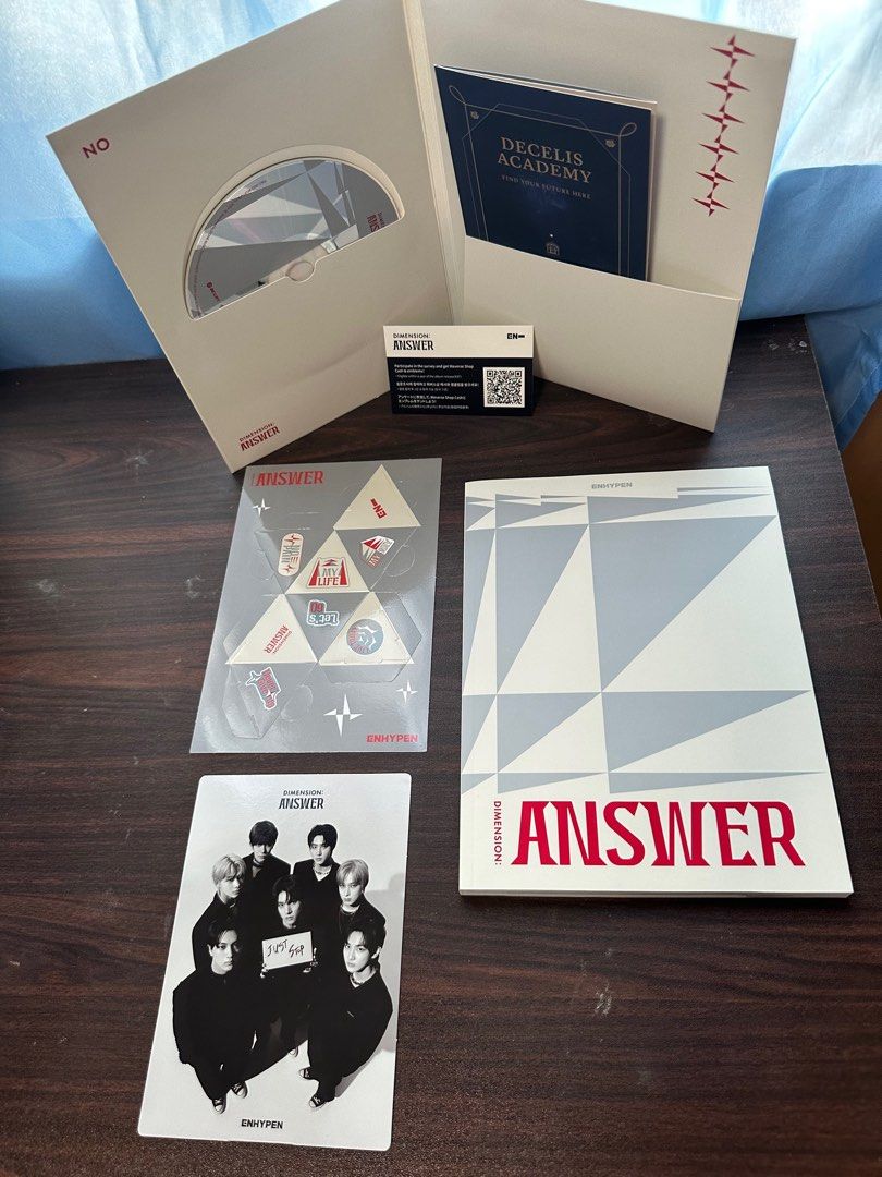 ENHYPEN DIMENSION ANSWER ALBUM, Hobbies & Toys, Memorabilia ...