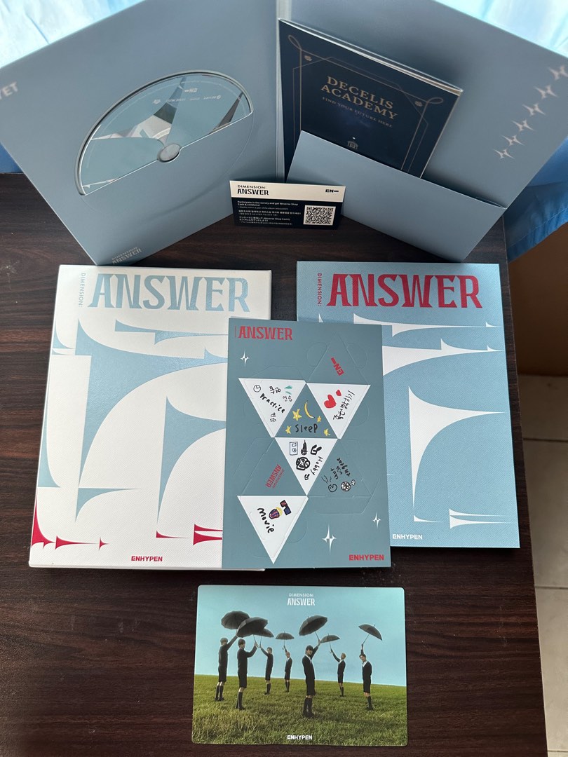 ENHYPEN DIMENSION ANSWER ALBUM, Hobbies & Toys, Memorabilia ...