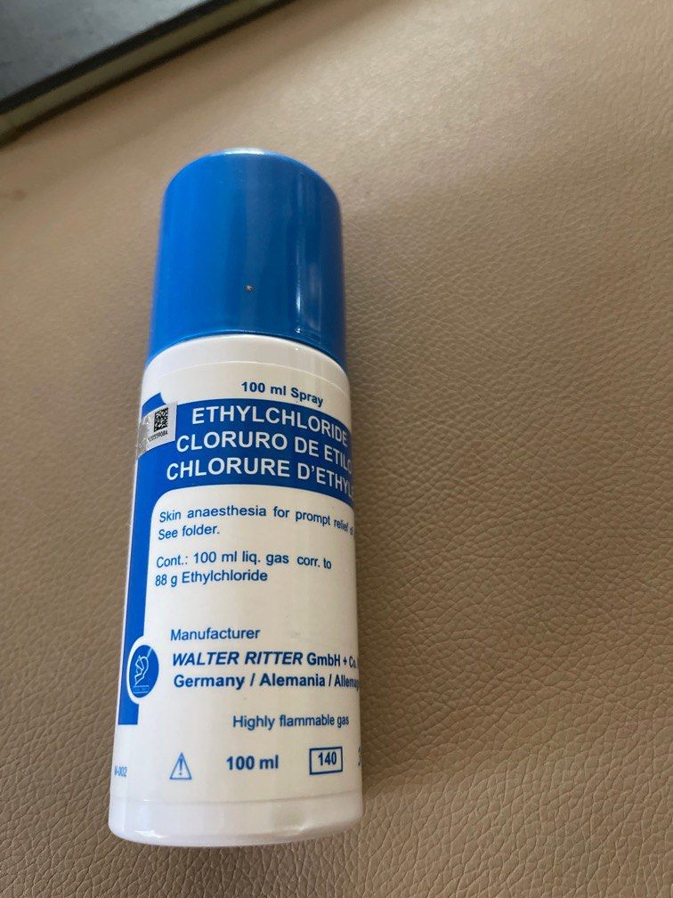 Ethyl chloride Spray, Health & Nutrition, Assistive & Rehabilatory Aids ...