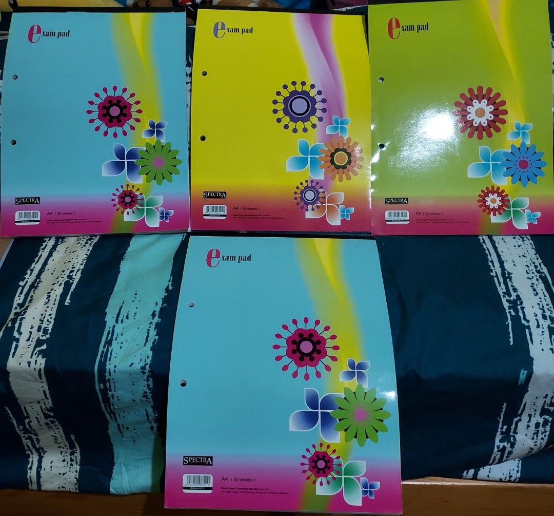 Exam pad paper, Hobbies & Toys, Stationery & Craft, Stationery & School ...