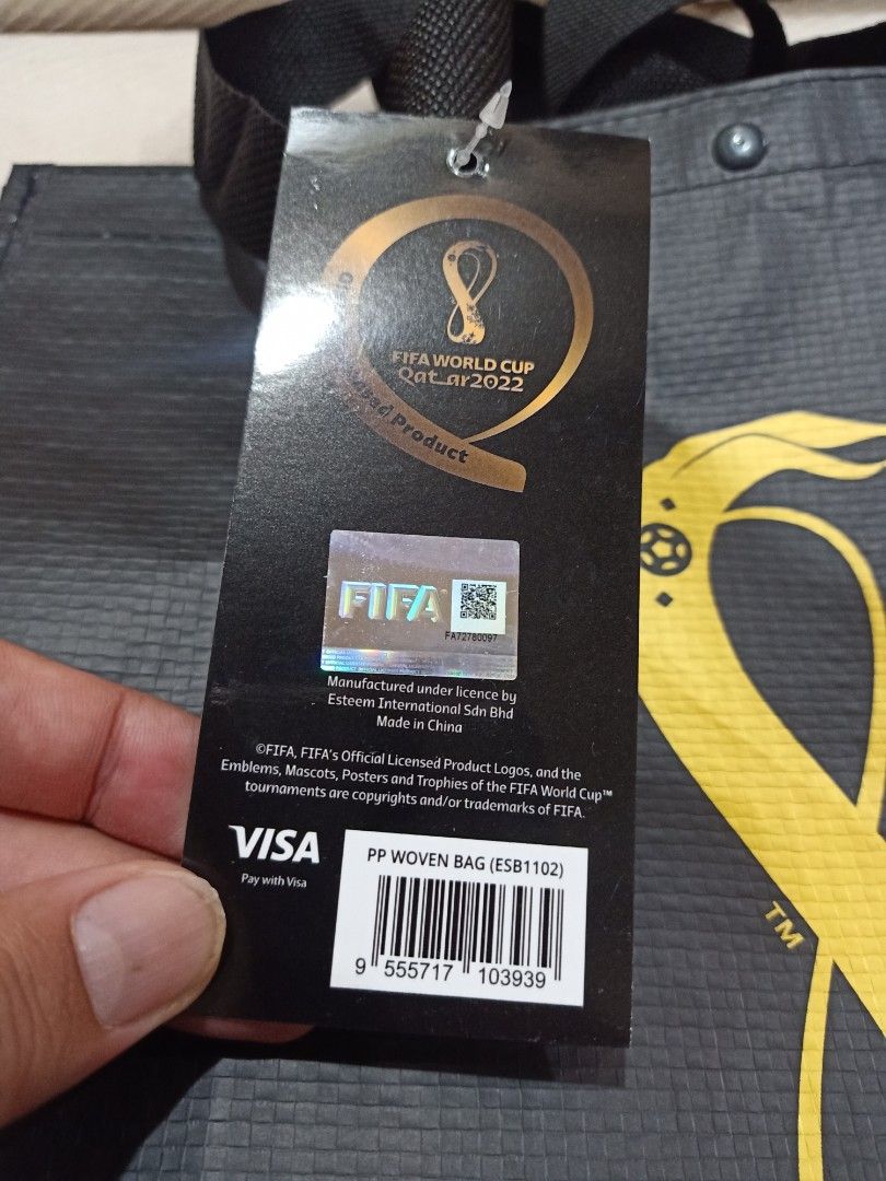 Fifa world Cup 22 Official Woven Bag, Women's Fashion, Bags & Wallets ...