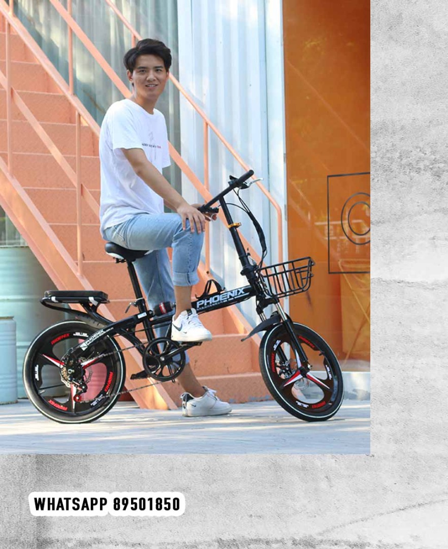 Folding bike 20" FULL SUSPENSION 7 Speed Foldie Phoenix foldie Bike 20 ...