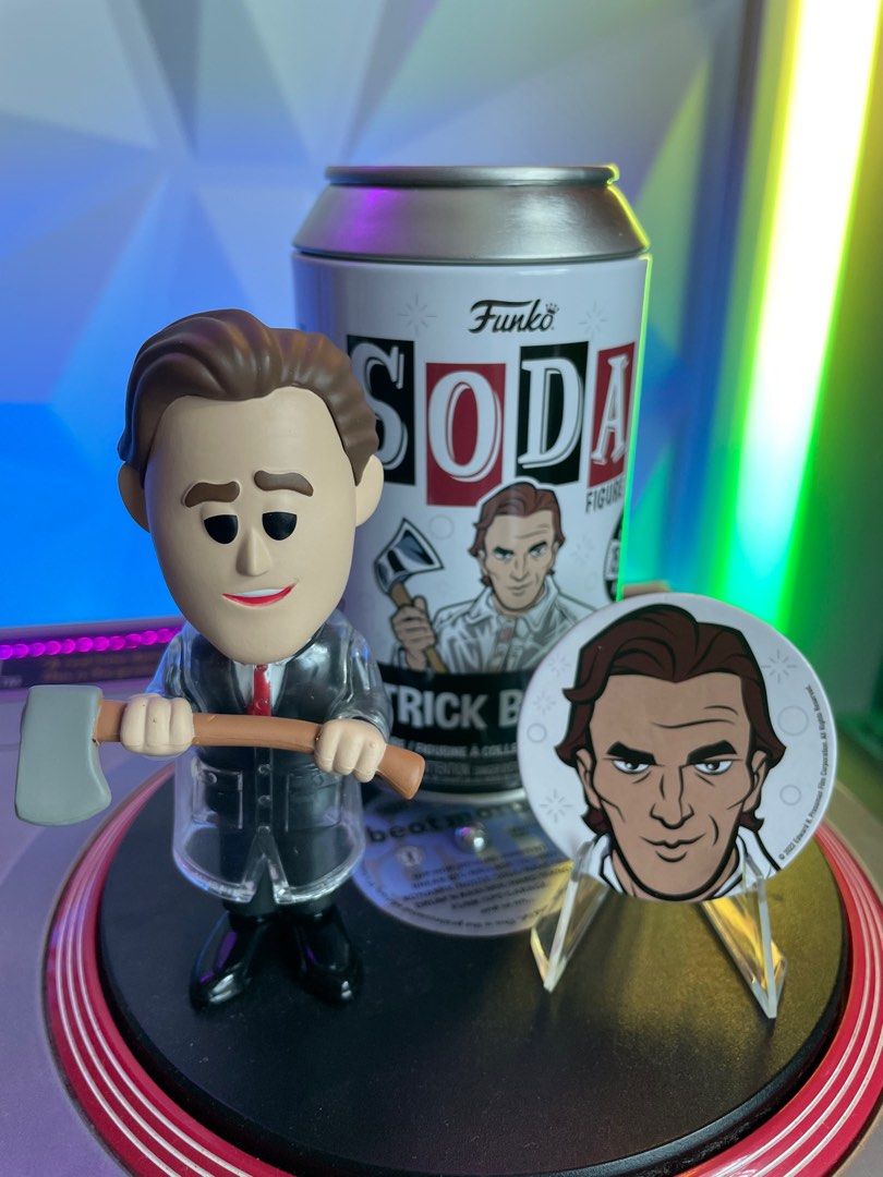 ‼️Funko Patrick Bateman Soda Christian Bale American Psycho, Hobbies ...