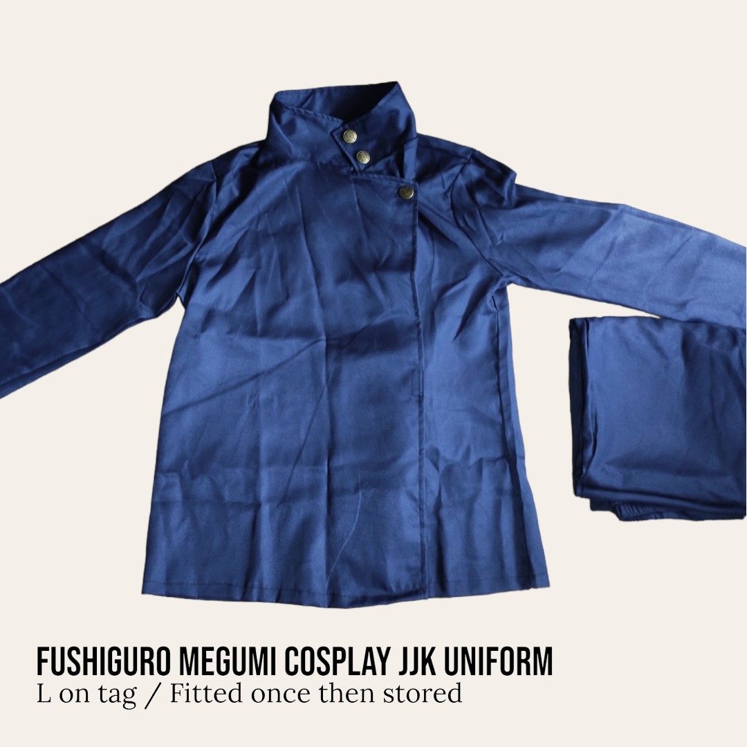 Fushiguro Megumi Cosplay Uniform Jujutsu Kaisen on Carousell