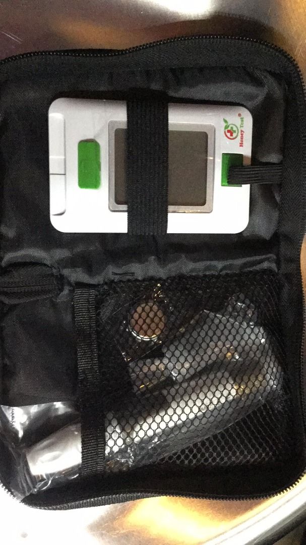 GLUCOMETER SET / BLOOD GLUCOCOMETER TEST MACHINE, Health & Nutrition ...