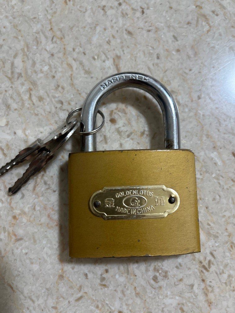 Golden Lotus Lock on Carousell