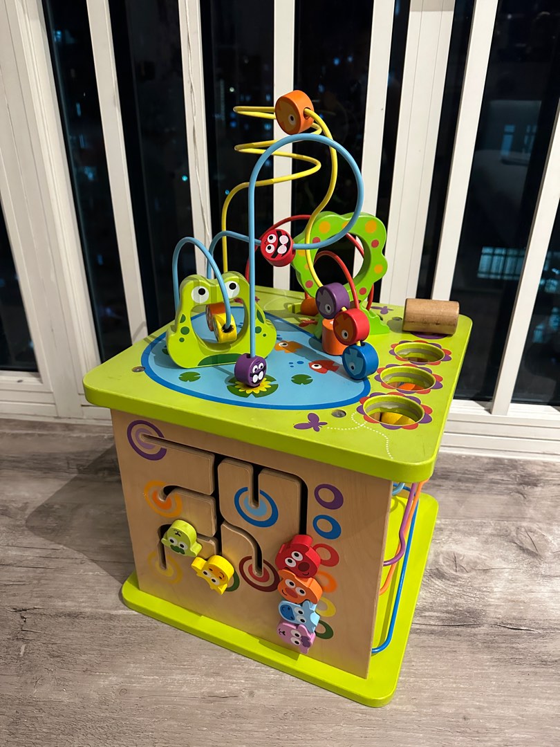 Hape activity cube, Babies & Kids, Infant Playtime on Carousell