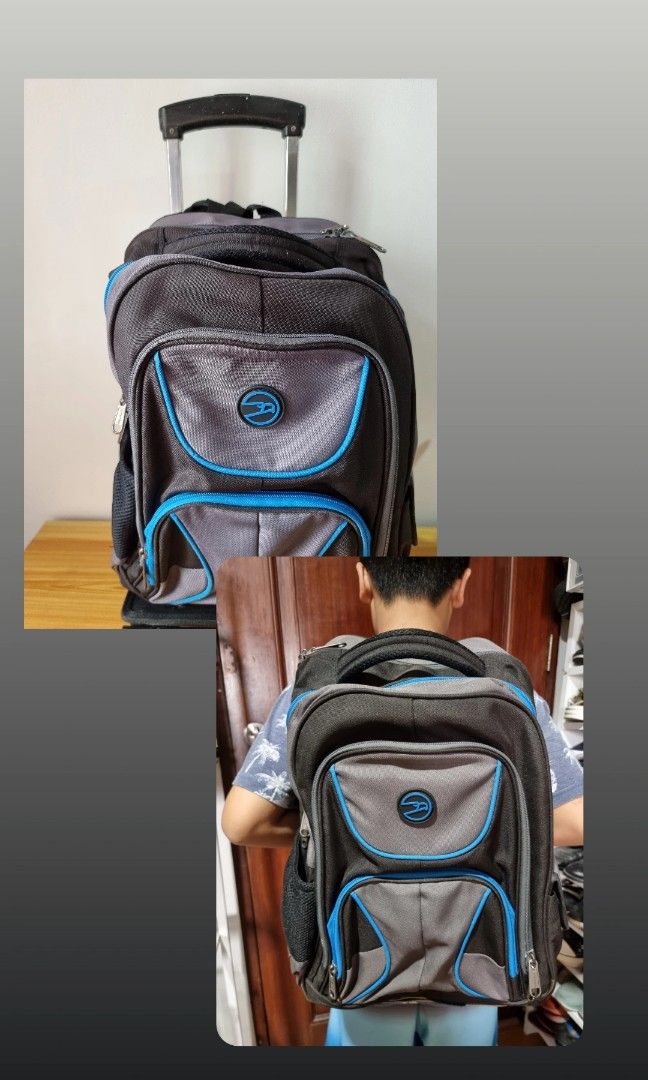 Hawk Trolley To Backpack for Mid to High School on Carousell