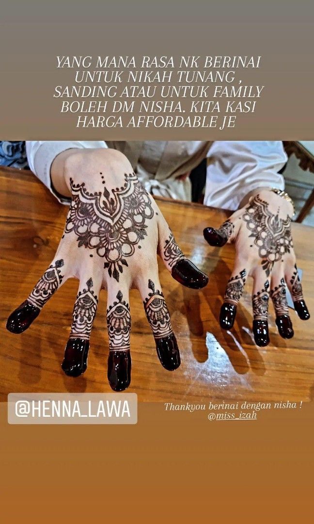 Henna services, Beauty & Personal Care, Hands & Nails on Carousell