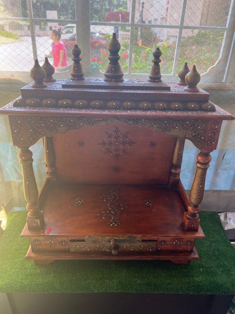 Hindu temple/ Altar, Furniture & Home Living, Furniture, Tables & Sets ...