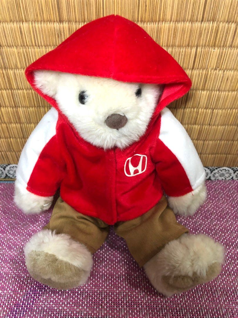 Honda Racing Teddy Bear plush soft doll, Hobbies & Toys, Toys & Games ...