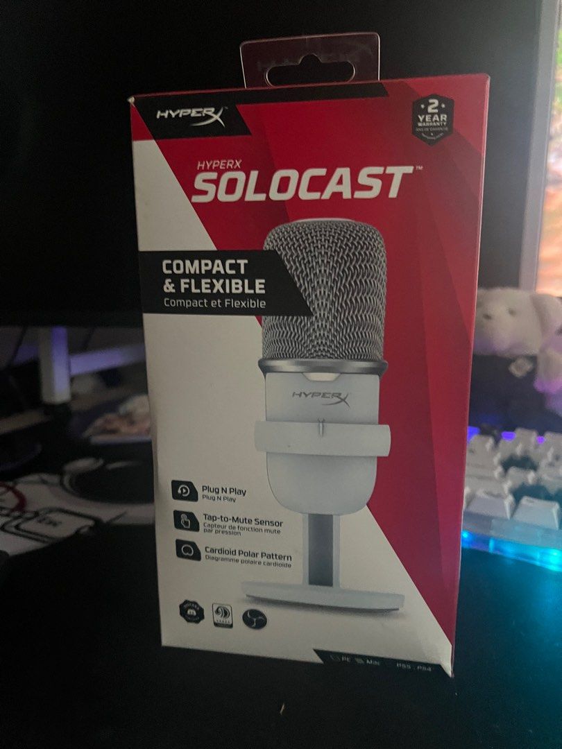 Hyper X Solocast Mic, Audio, Microphones on Carousell