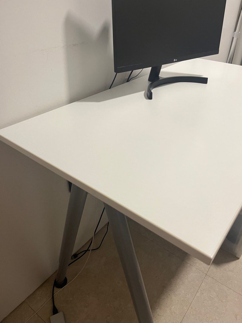 Ikea Study Table / Ikea Computer Table Adjustable, Furniture & Home ...