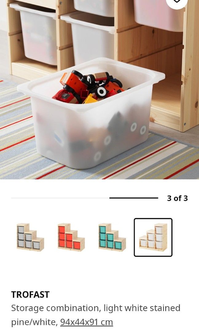 Ikea Trofast Book Shelf, Furniture & Home Living, Furniture, Shelves ...