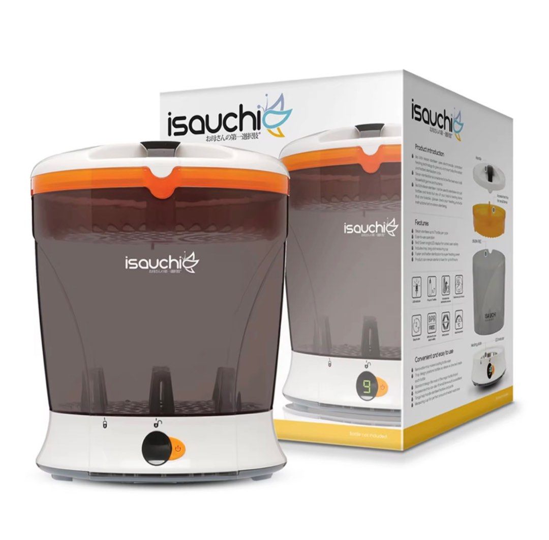 Isa Uchi Steam Steriliser and Bottle Warmer, Babies & Kids, Nursing ...