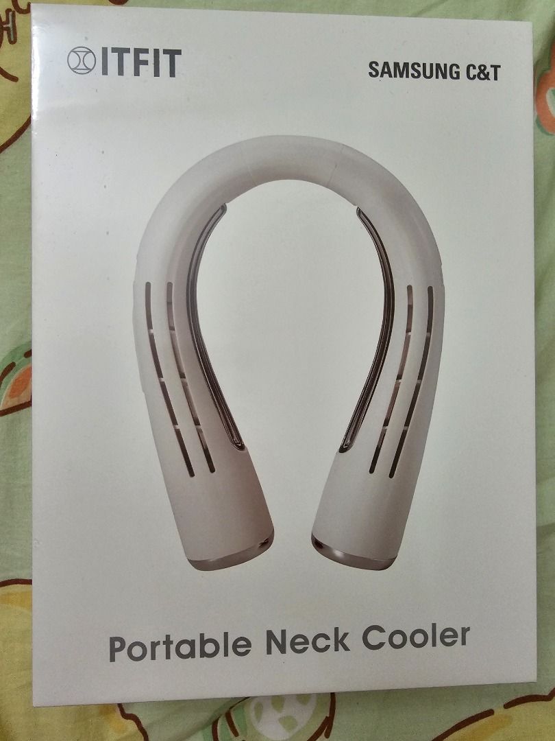 三星 Samsung ITFIT Portable Neck Cooler 掛頸式風扇, 傢俬＆家居, 燈飾及風扇, 風扇 - Carousell