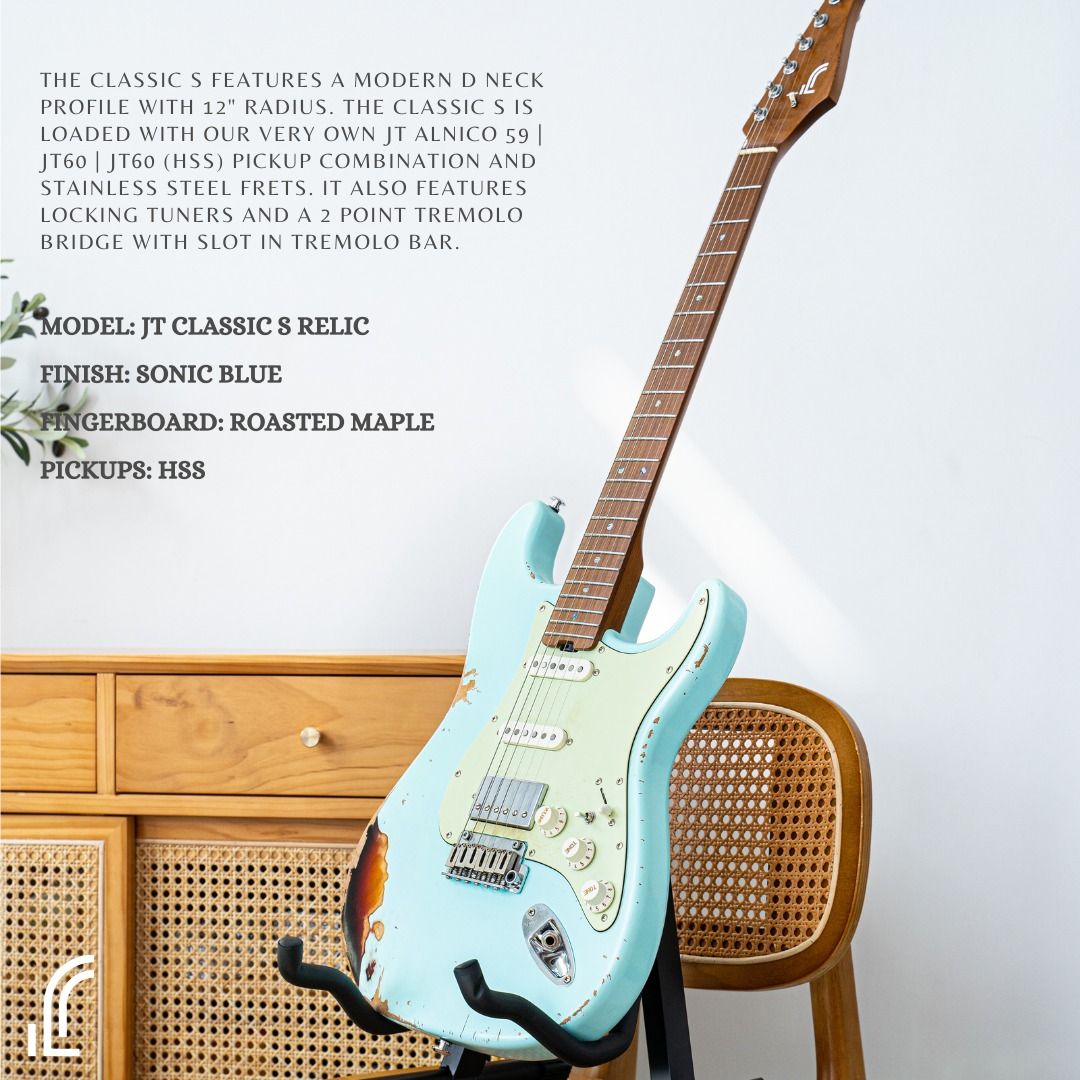 Jethro Guitar Works | Stratocaster Electric Guitar With Roasted Maple ...