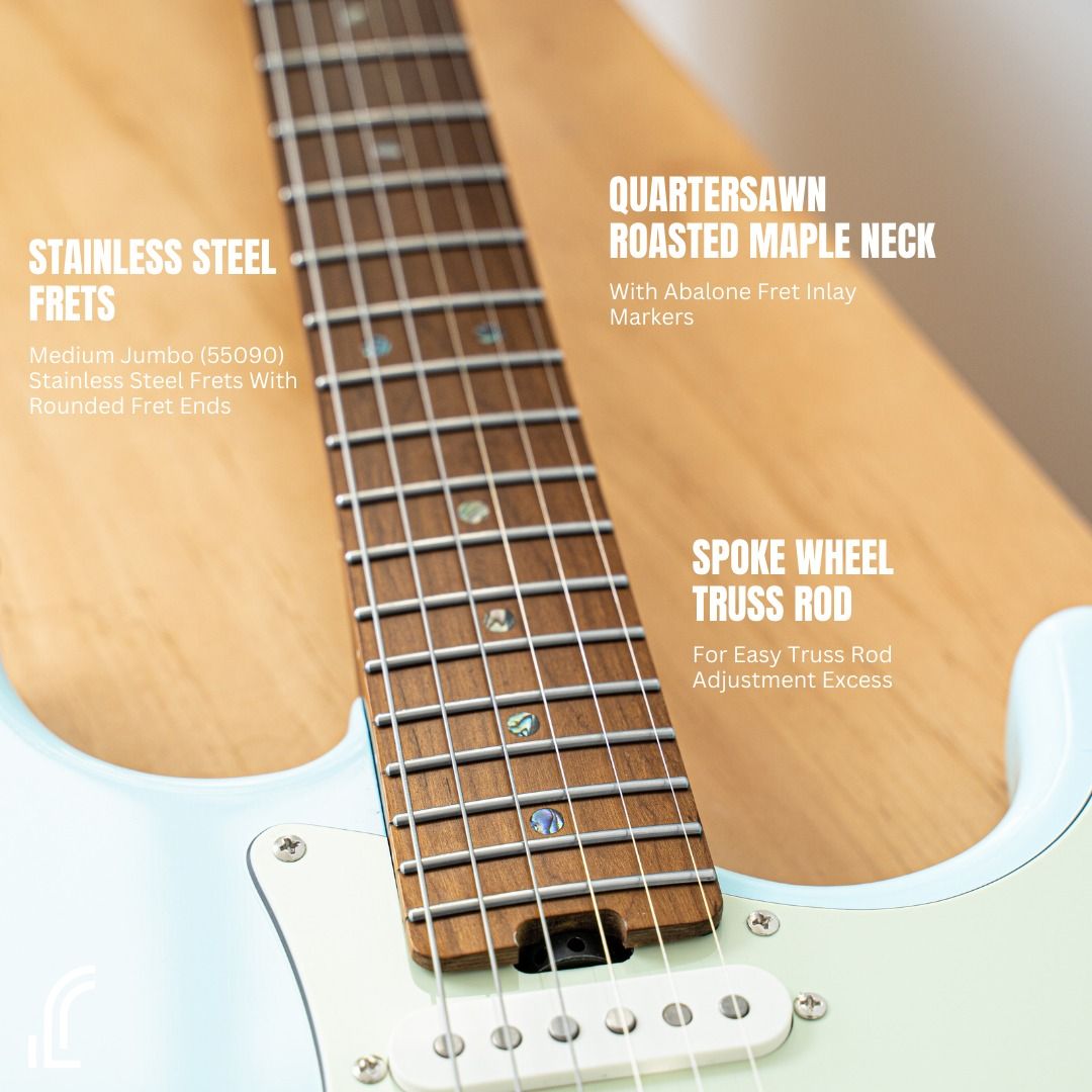 Jethro Guitar Works | Stratocaster Electric Guitar With Roasted Maple ...