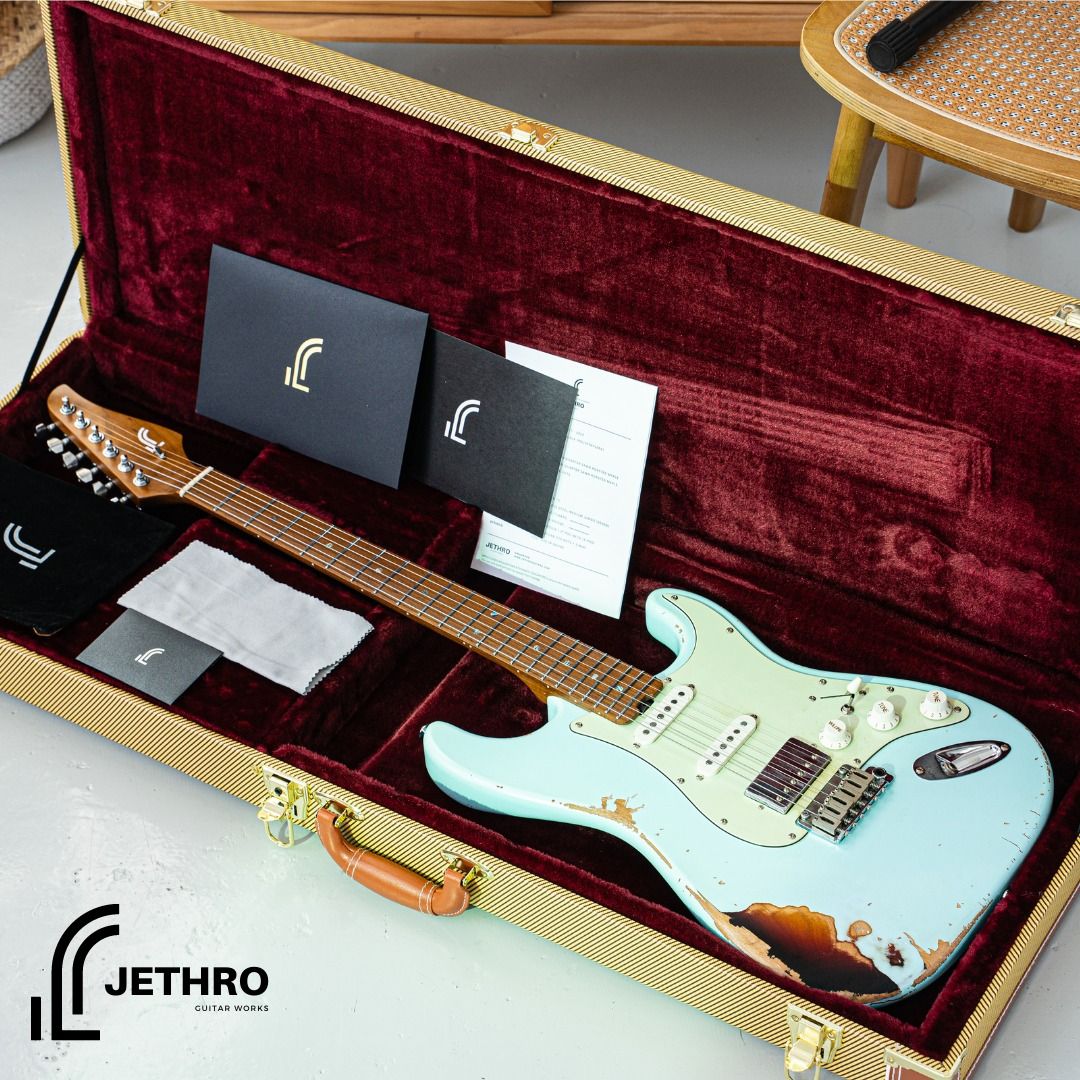 Jethro Guitar Works | Stratocaster Electric Guitar With Roasted Maple ...