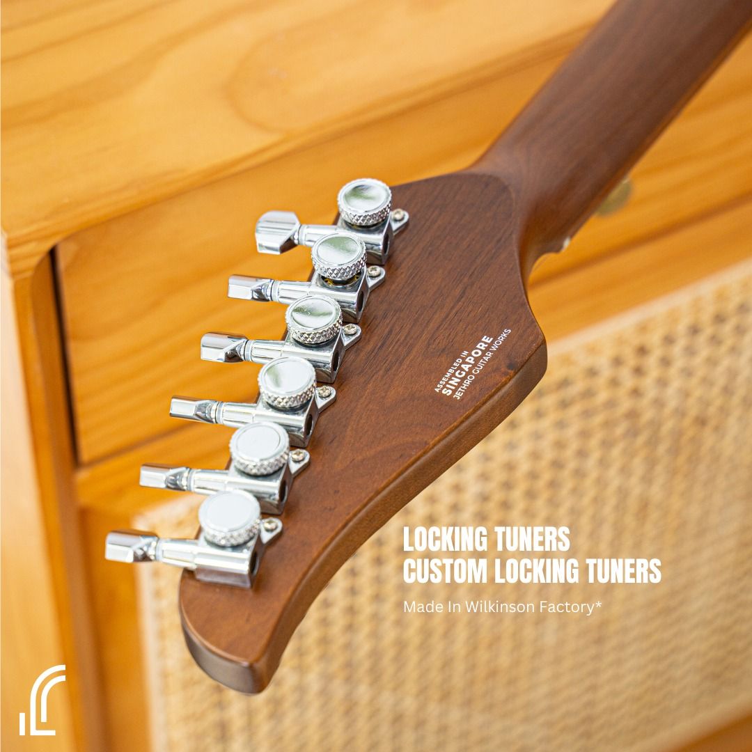 Jethro Guitar Works | Thinline Electric Guitar With Roasted Maple Neck ...