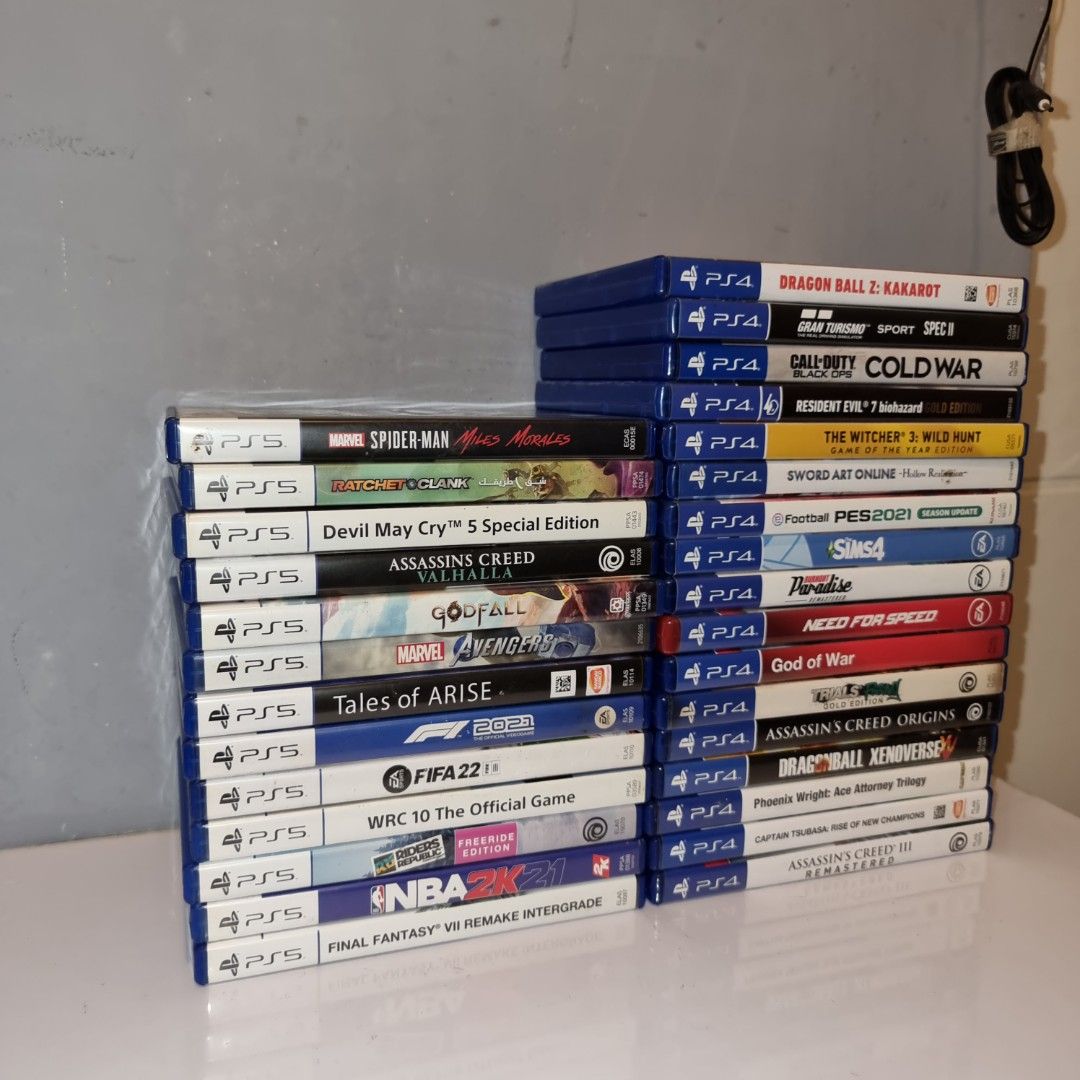 Kaset ps5 & ps4 second on Carousell