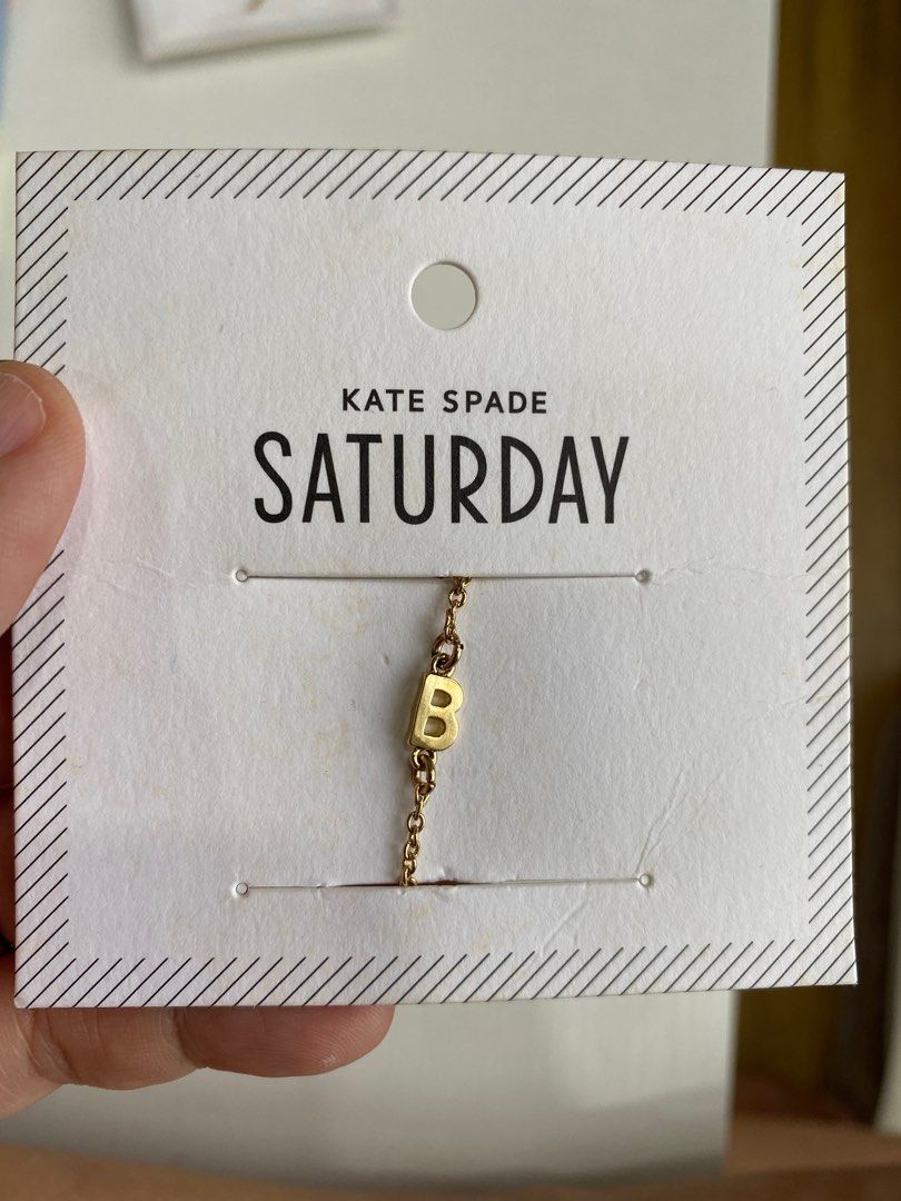 Kate Spade letter bracelet, Women's Fashion, Jewelry & Organisers ...