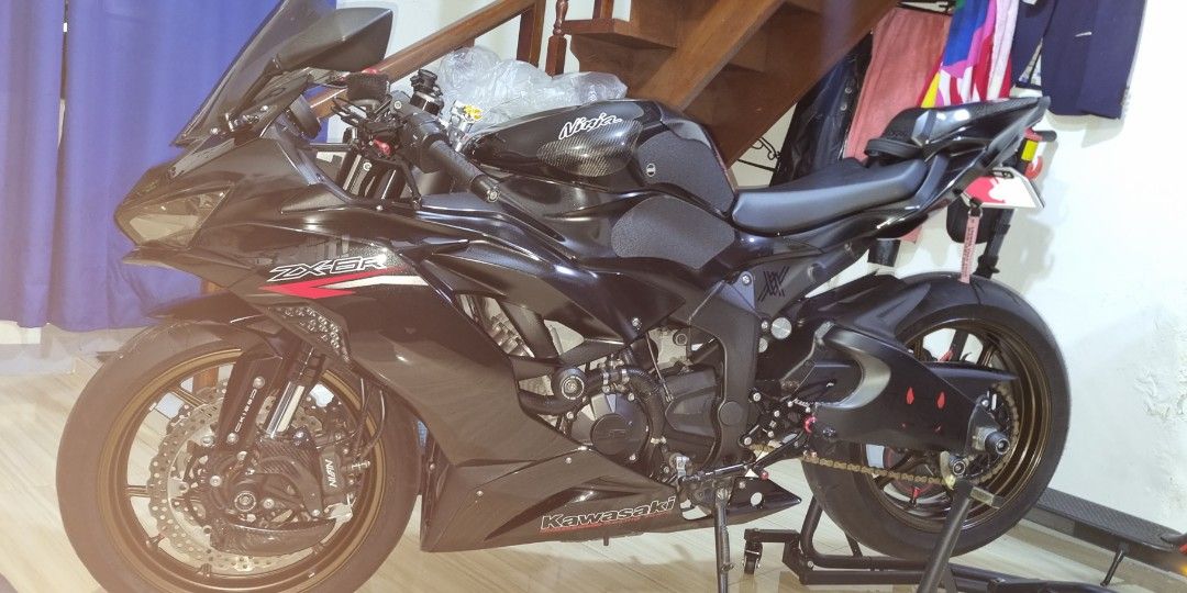 Kawasaki ZX6R 2020, Motorbikes, Motorbikes for Sale on Carousell