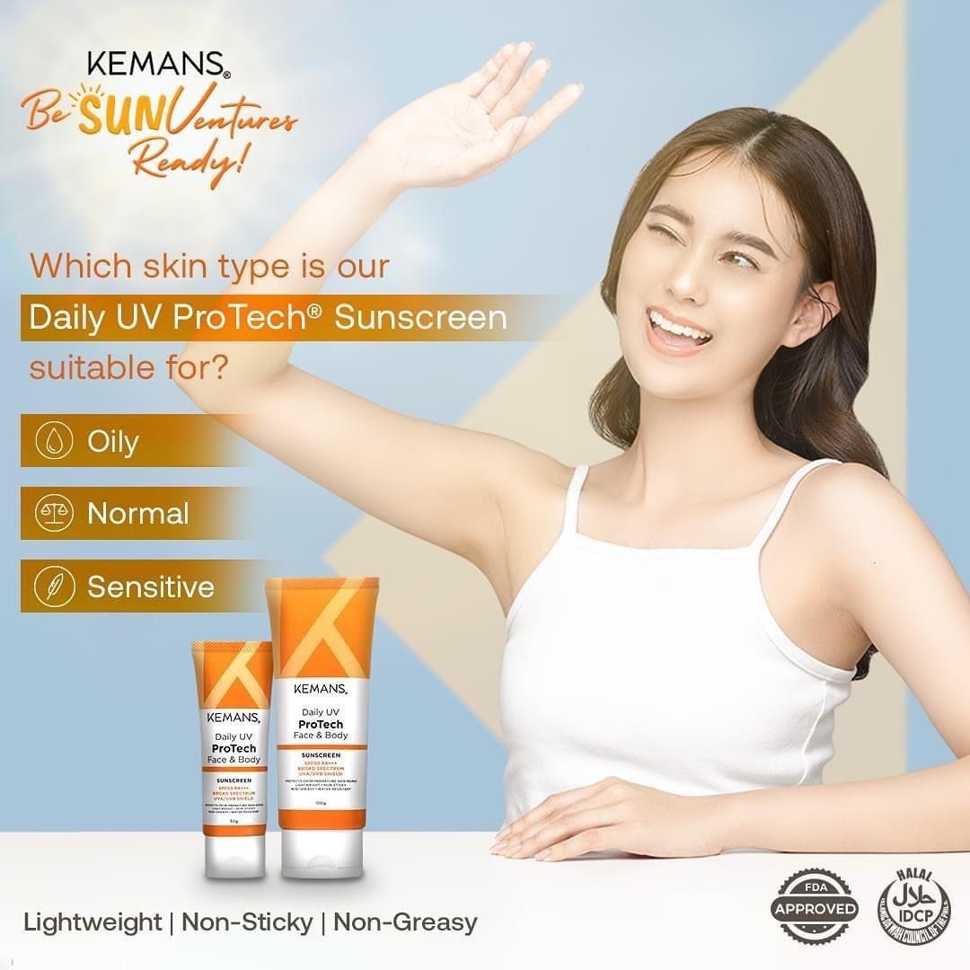 Get 15% discount if you will Avail of Kemans SPF 50 UV Daily Protect ...