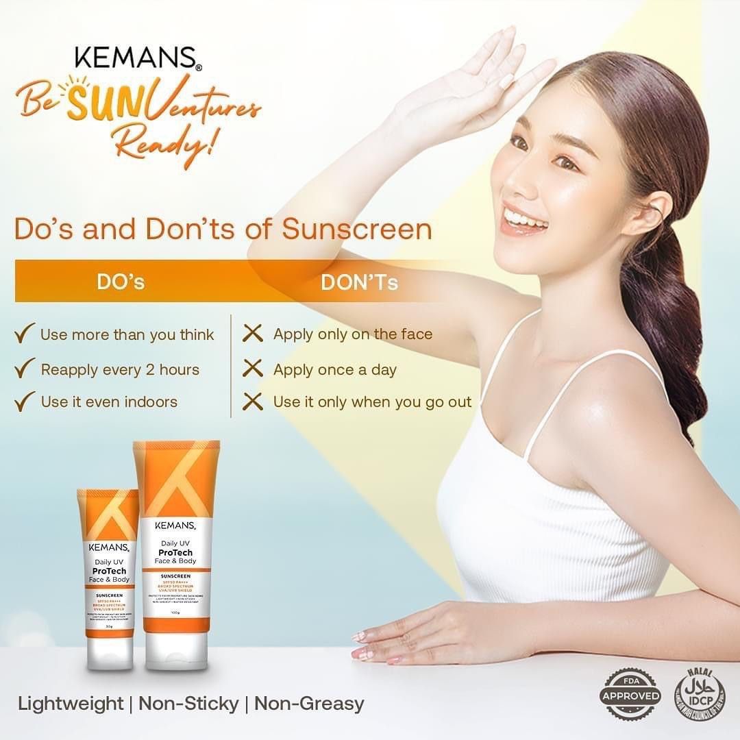 Get 15% discount if you will Avail of Kemans SPF 50 UV Daily Protect ...