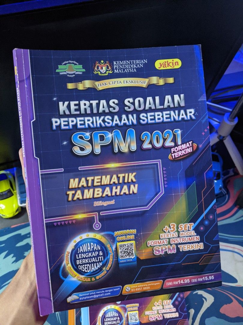 Kertas Soalan Peperiksaan Sebenar SPM 2021 (addmath, bm, pai), Hobbies ...
