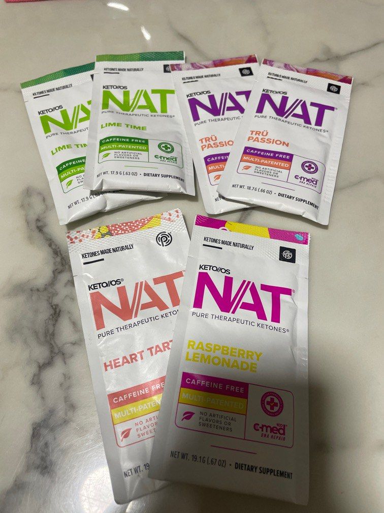 Pruvit Ketones Nat Satchets, Health & Nutrition, Health Supplements ...