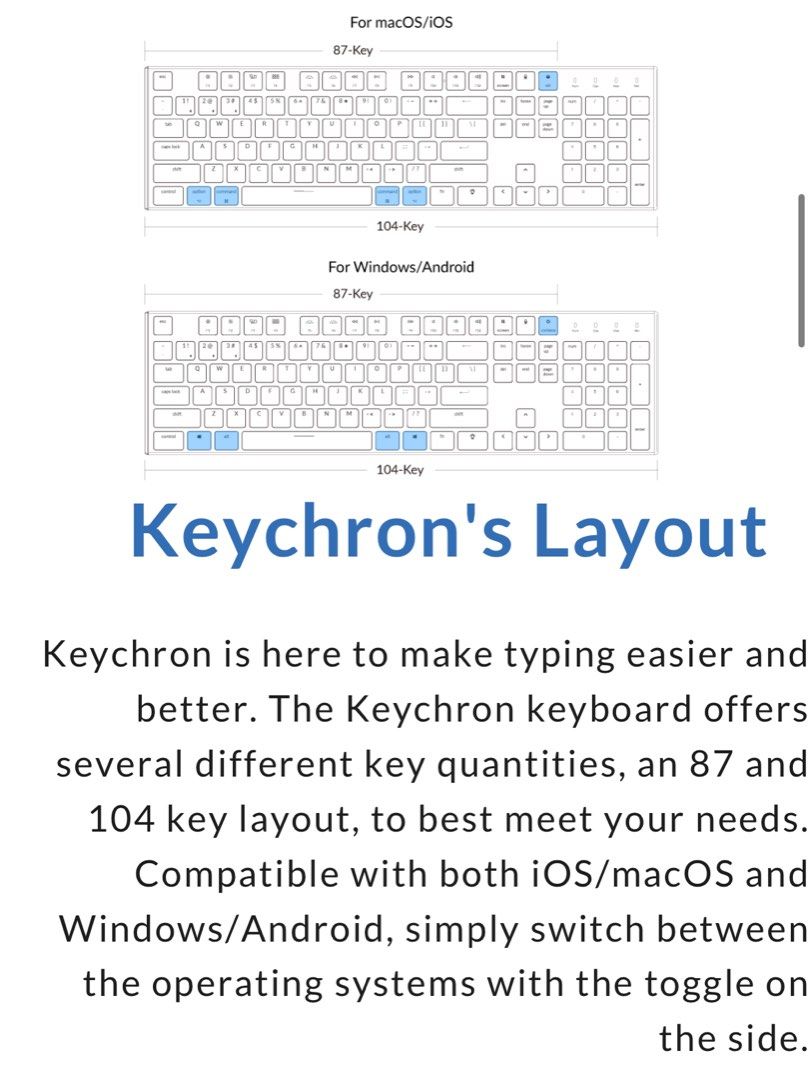 [Brand new in box] Keychron keytron K1 mechanical keyboard, Computers ...