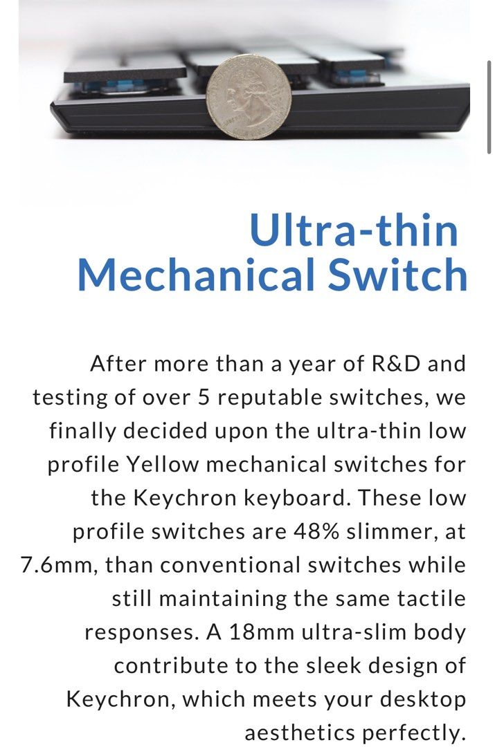 [Brand new in box] Keychron keytron K1 mechanical keyboard, Computers ...