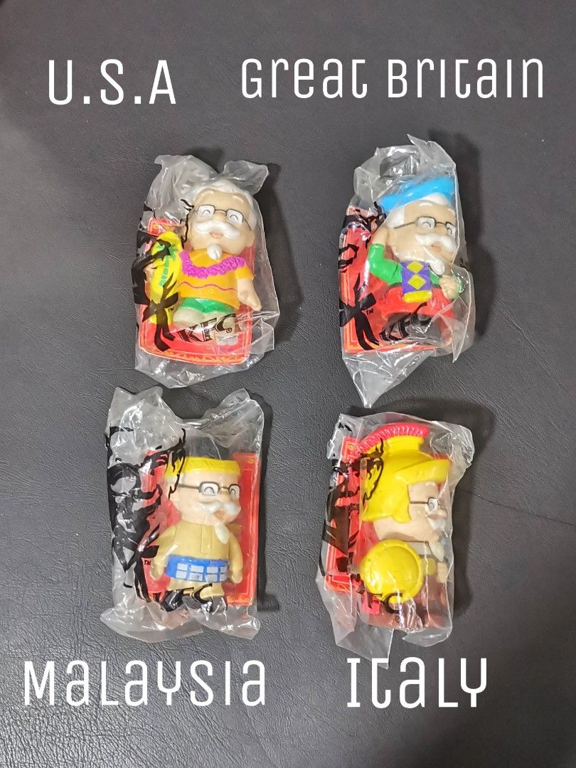 KFC Colonel Sanders around the world toy figurines set + display box ...