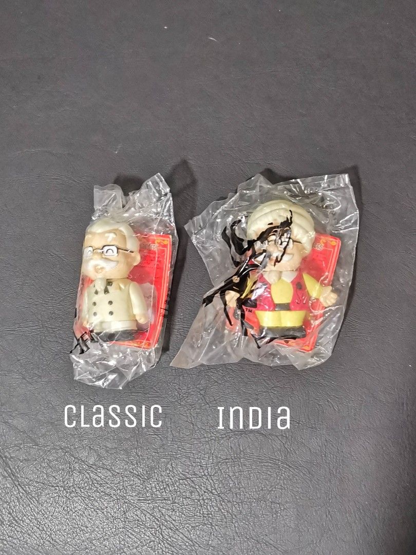 KFC Colonel Sanders around the world toy figurines set + display box ...
