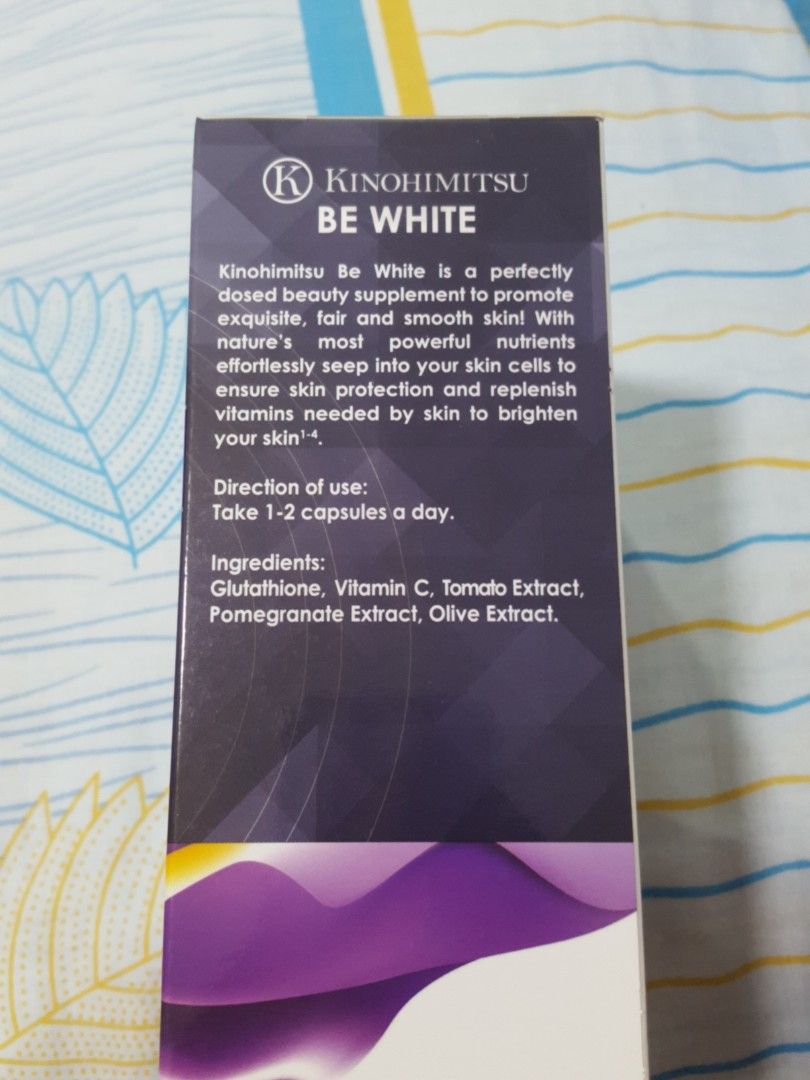 Kinohimitsu Be White / Brand New Seal/ Expiry 2025 Aug, Health ...