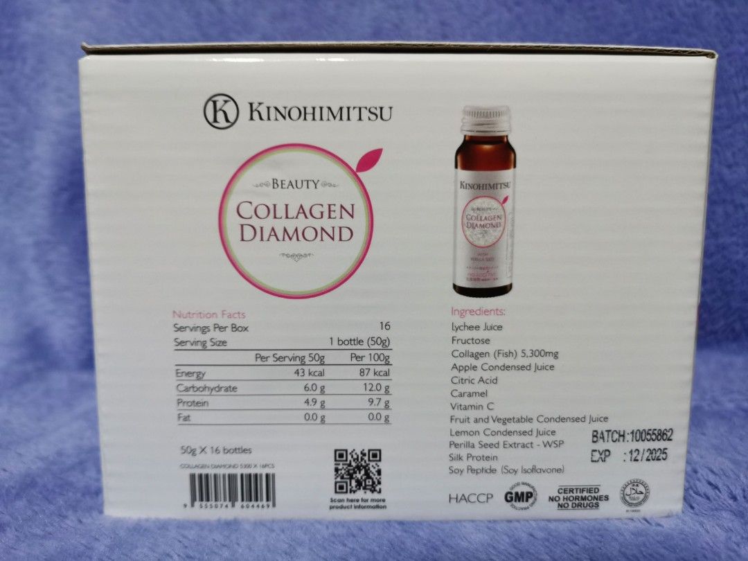 Kinohimitsu Collagen Diamond, Health & Nutrition, Health Supplements ...