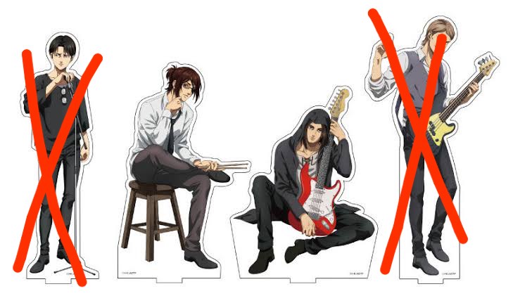 [KO] Karaoke No Tetsujin x Attack On Titan AOT Acrylic Stand Acsta Eren ...