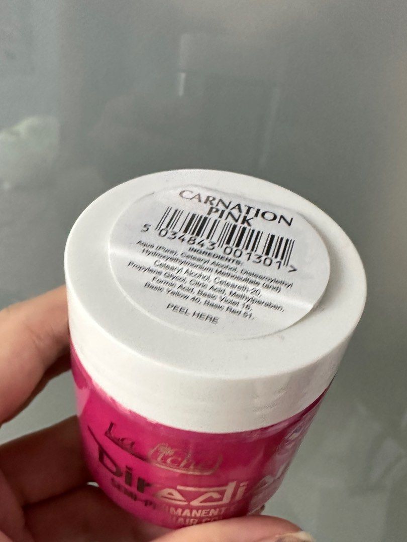 La Riche Directions Carnation Pink light pink hair colour temporary dye ...